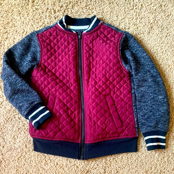 wonder nation | Jackets & Coats | Wonder Nation Quilted Zip Up Bomber ...